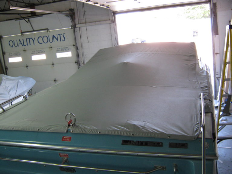 Custom Cockpit & Open Bow Boat Covers | Muskegon Awning